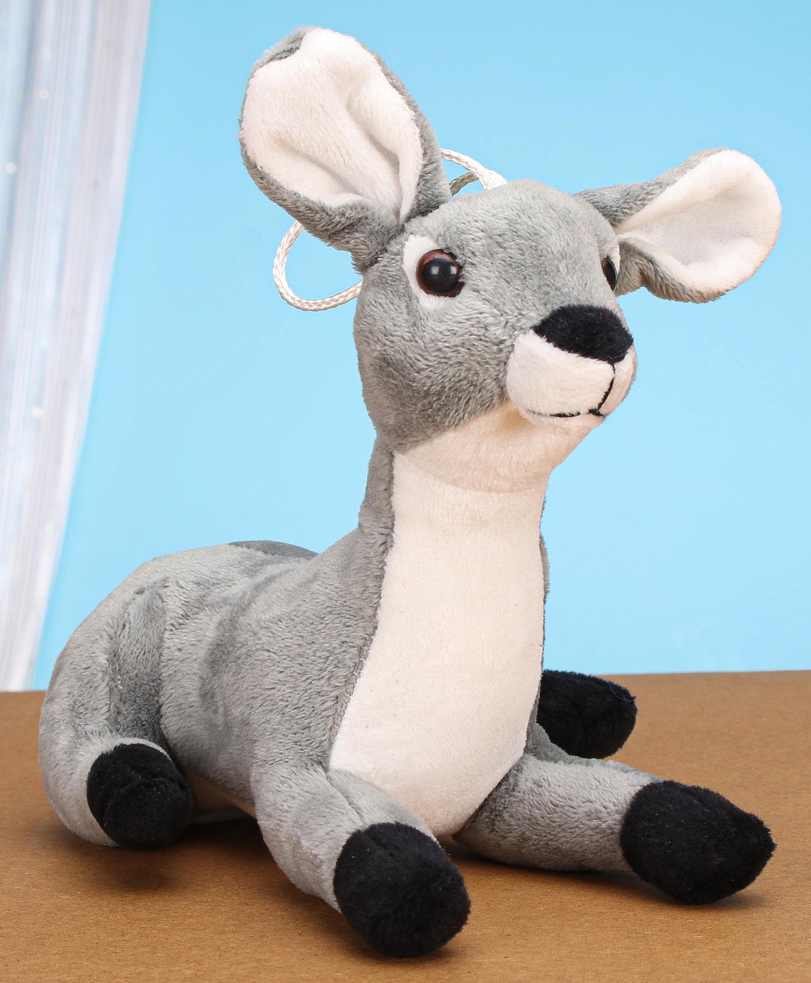 Funzoo Plush Deer Soft Toy Grey - Height 17 cm – Kidsinfy.in