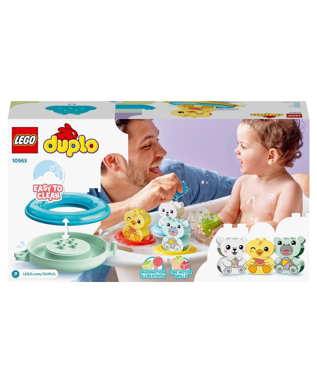 LEGO 10965 Duplo My First Bath Time Fun Floating Animal Train 14 Pieces ...