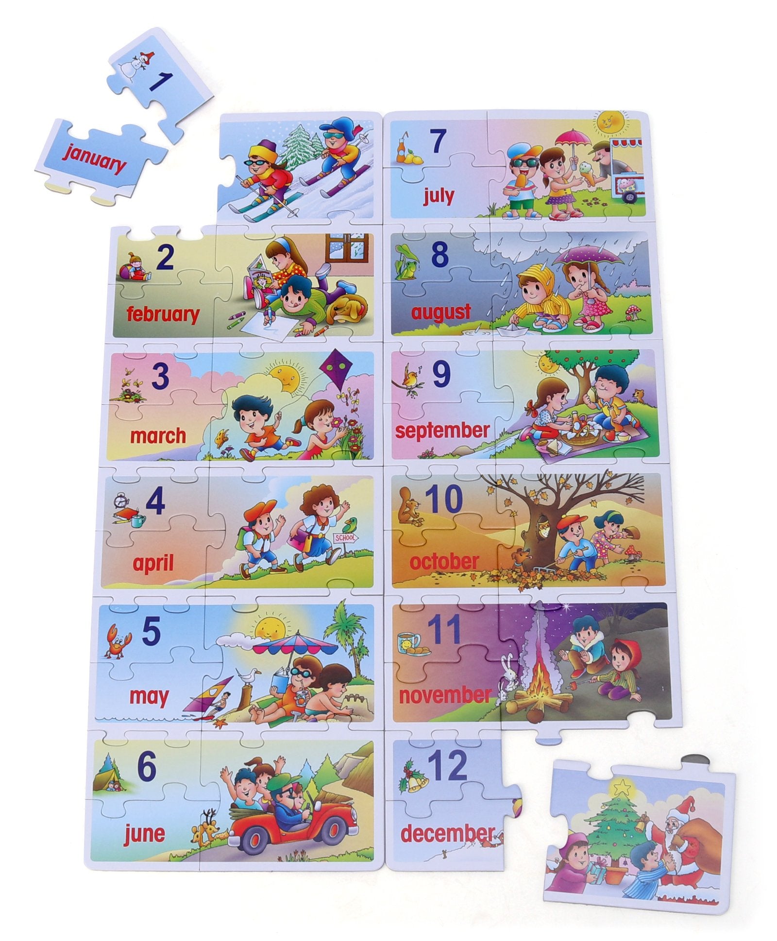 Frank - Puzzle - Months Of The Year (Packaging May Vary) – Kidsinfy.in