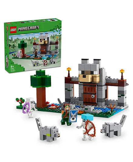 LEGO 21261 Minecraft The Wolf Stronghold Fortress Playset - 312 Pieces ...