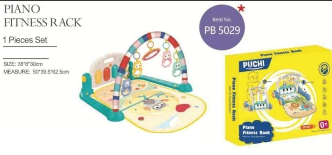 Puchi Musical Playmat Gym with Toys - Multicolor – Kidsinfy.in