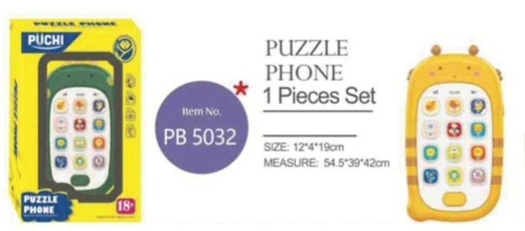 Puchi Baby Puzzle Phone - Multicolor - Assorted – Kidsinfy.in