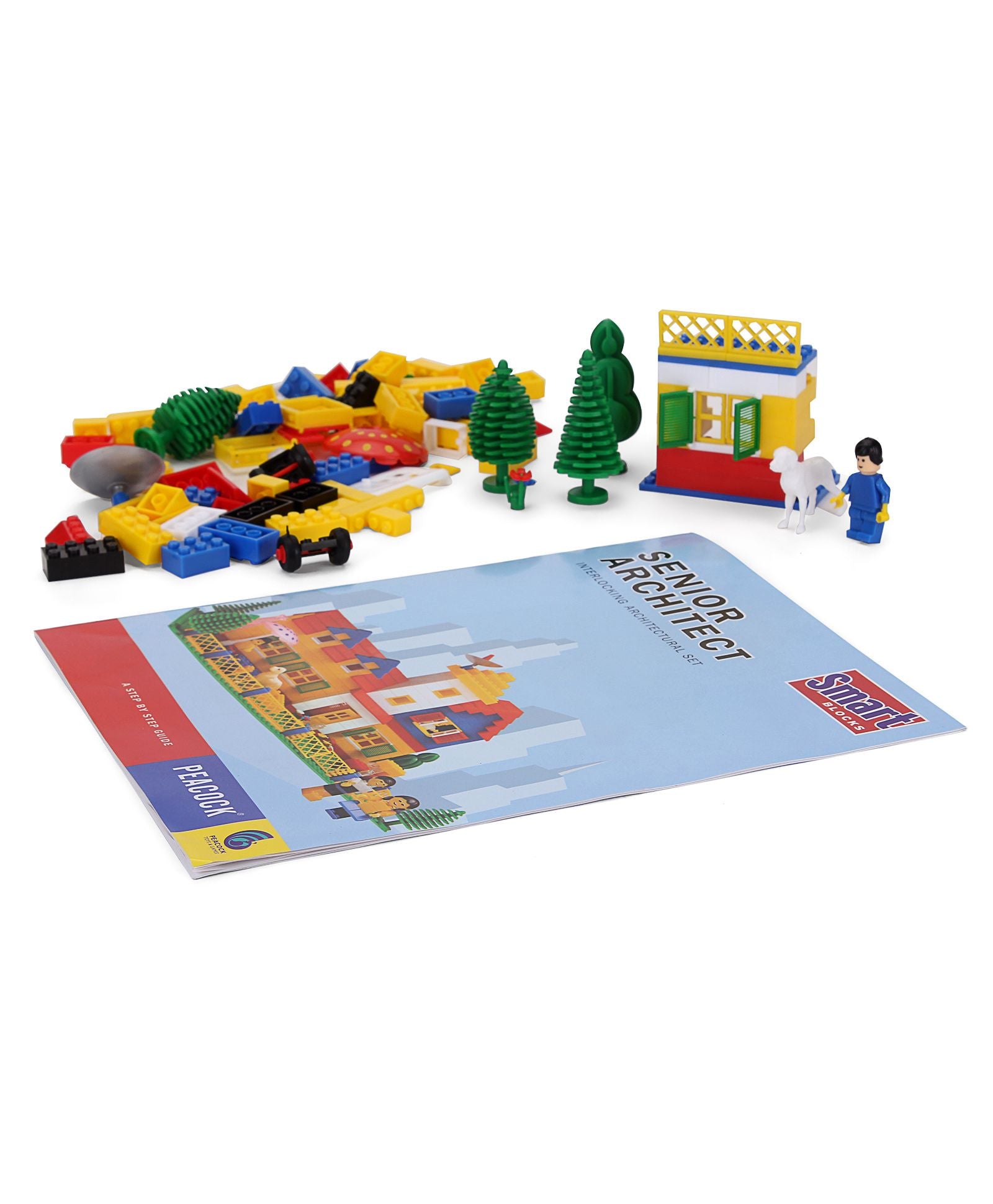 Peacock Smart Blocks Senior Architect - 610 Pieces – Kidsinfy.in