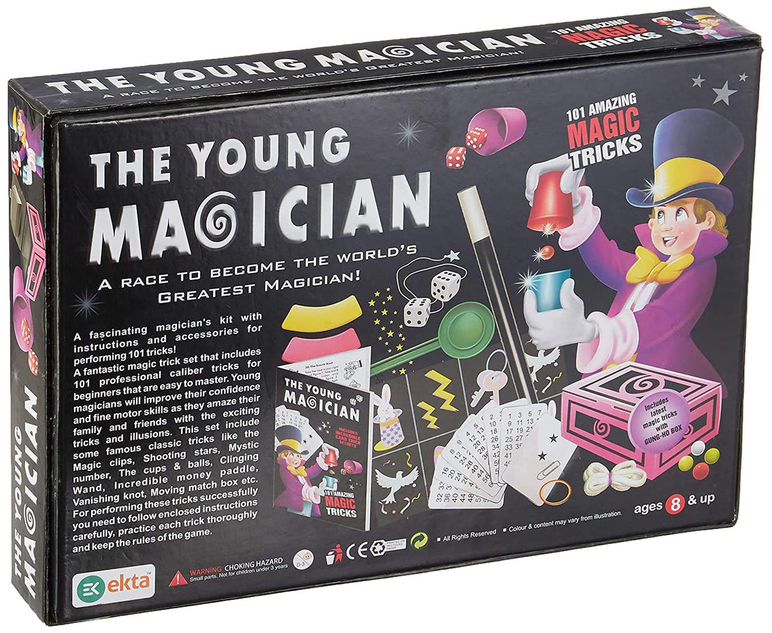 The Young Magician - 101 Amazing Magic Tricks for Kids – Kidsinfy.in