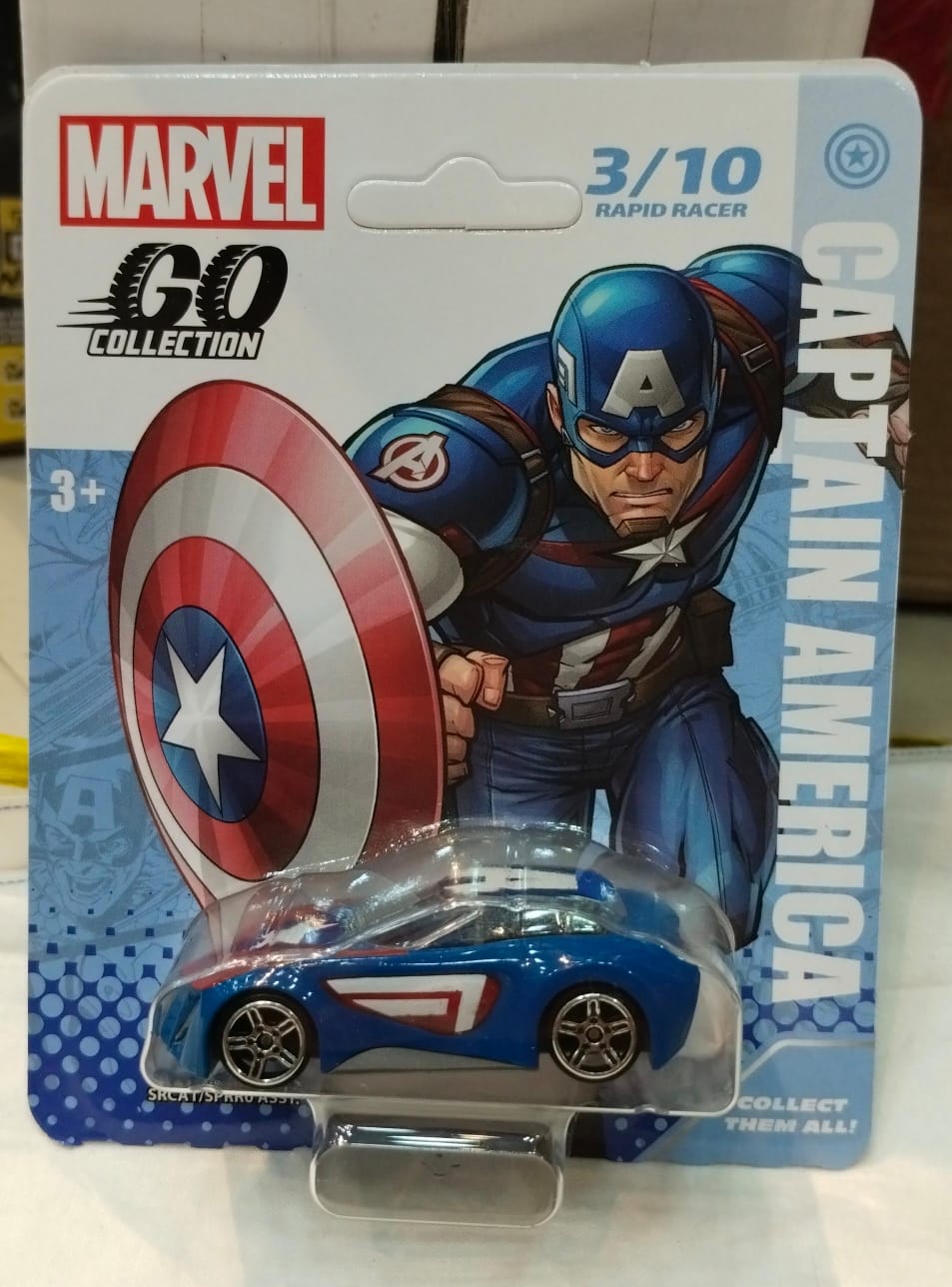 Hasbro Car Marvel Go Collection - 1:64 Scale - 03/10 - Captain America ...