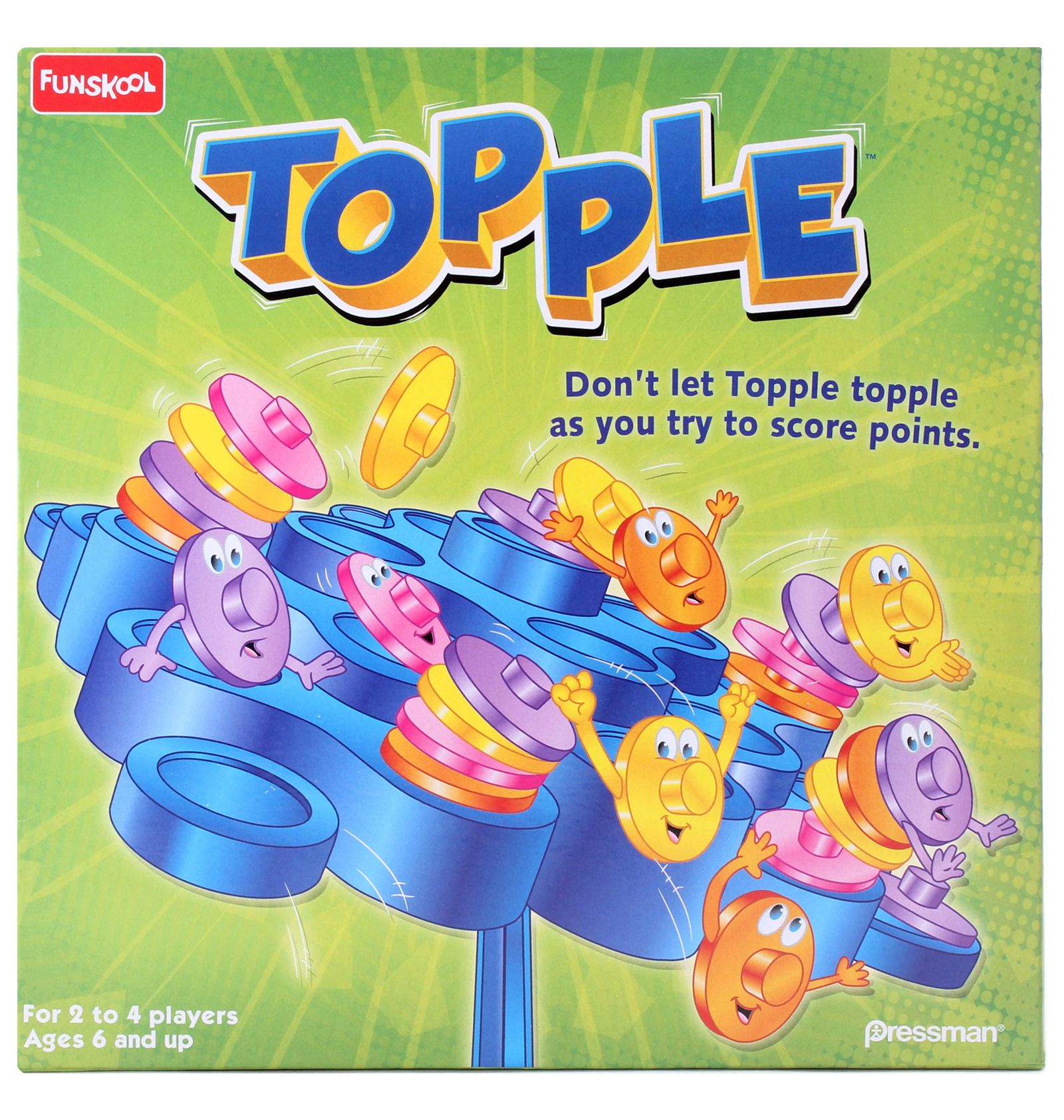 Funskool Topple Board Game - Blue – Kidsinfy.in