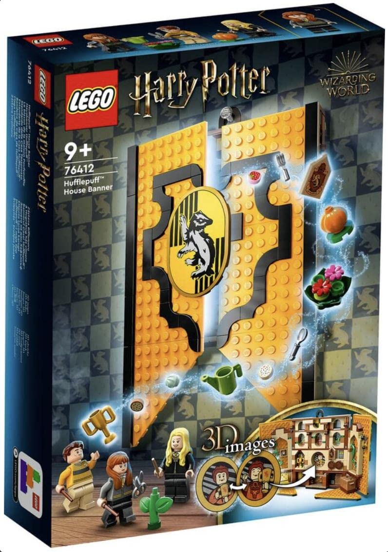 LEGO 76412 Harry Potter Hufflepuff House Banner Building Toy Set - 313 ...