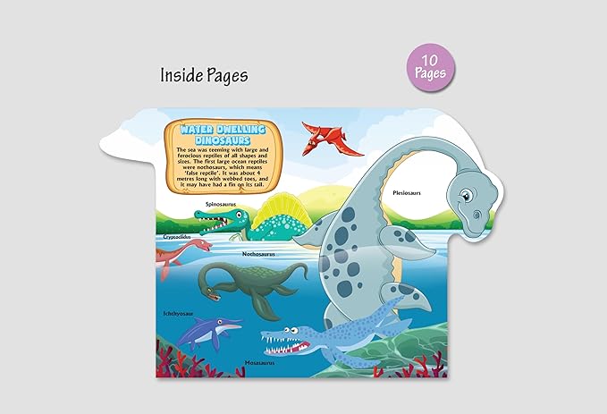 Hello Friend Books Step-Cut Board Book Dino Friends for Kids - Dino ...