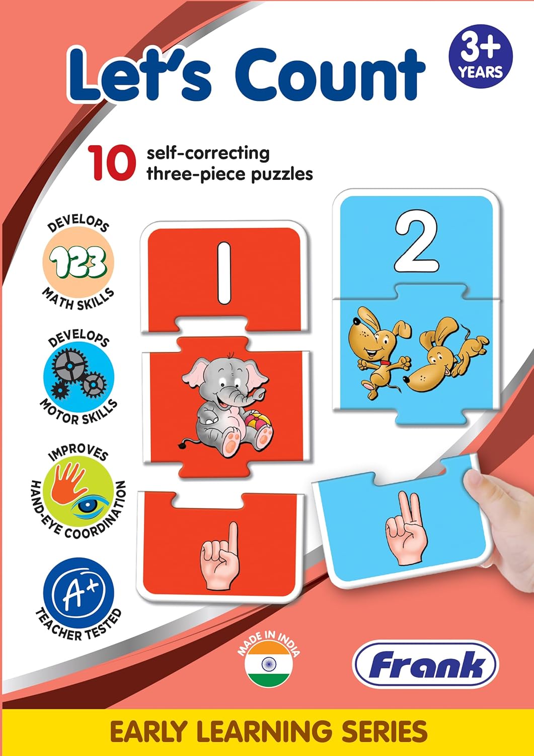 Frank Let's Count Jigsaw Puzzle for Kids, 10 Self-Correcting | Fun and ...