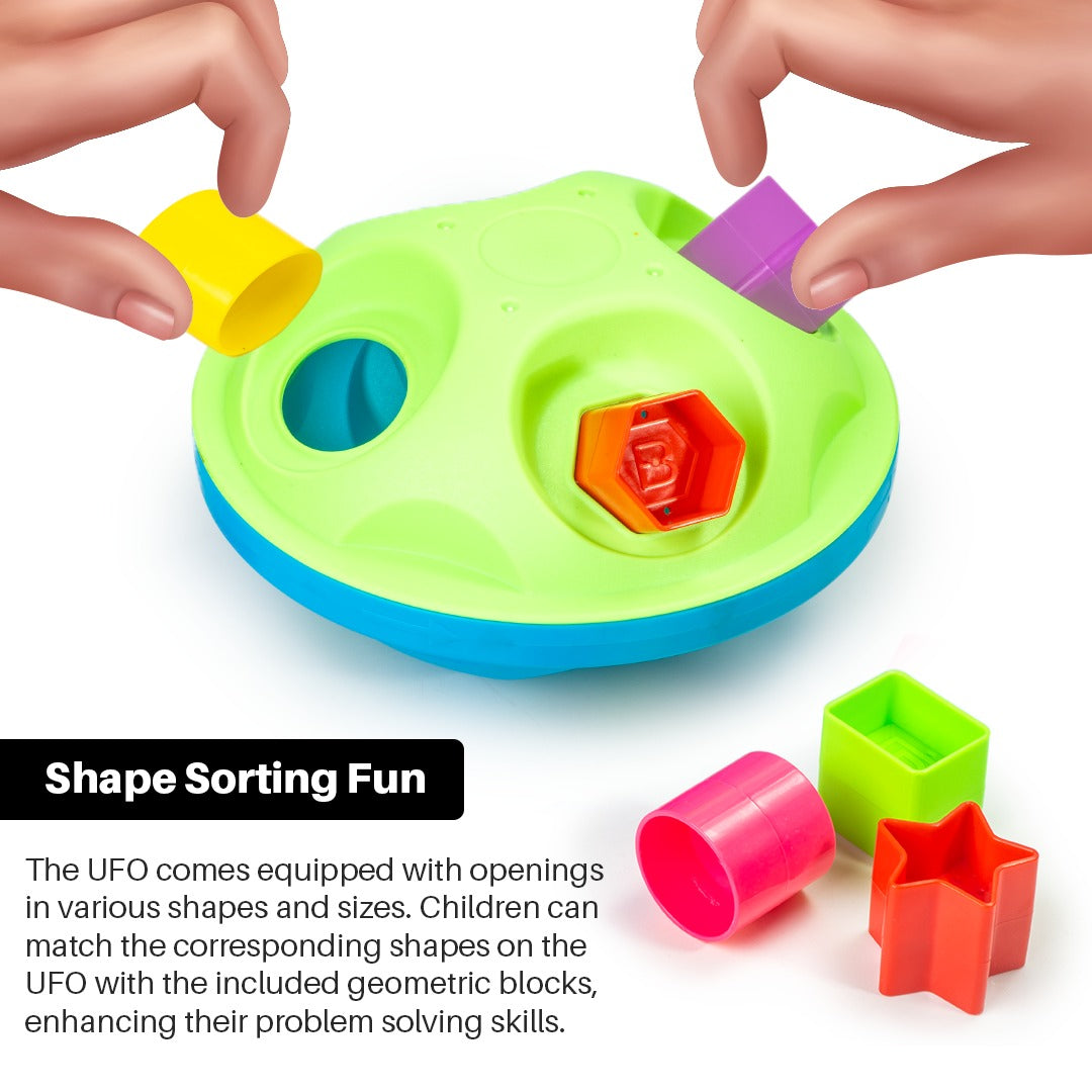 RATNA'S UFO Shape Sorter with Different Colourful Shapes - Kids ...
