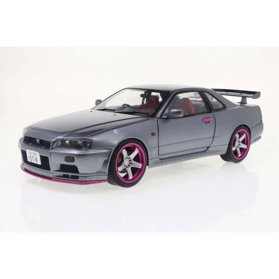 Nissan Skyline GTR-R34 Die-Cast Scale Model diecast model car - Scale ...