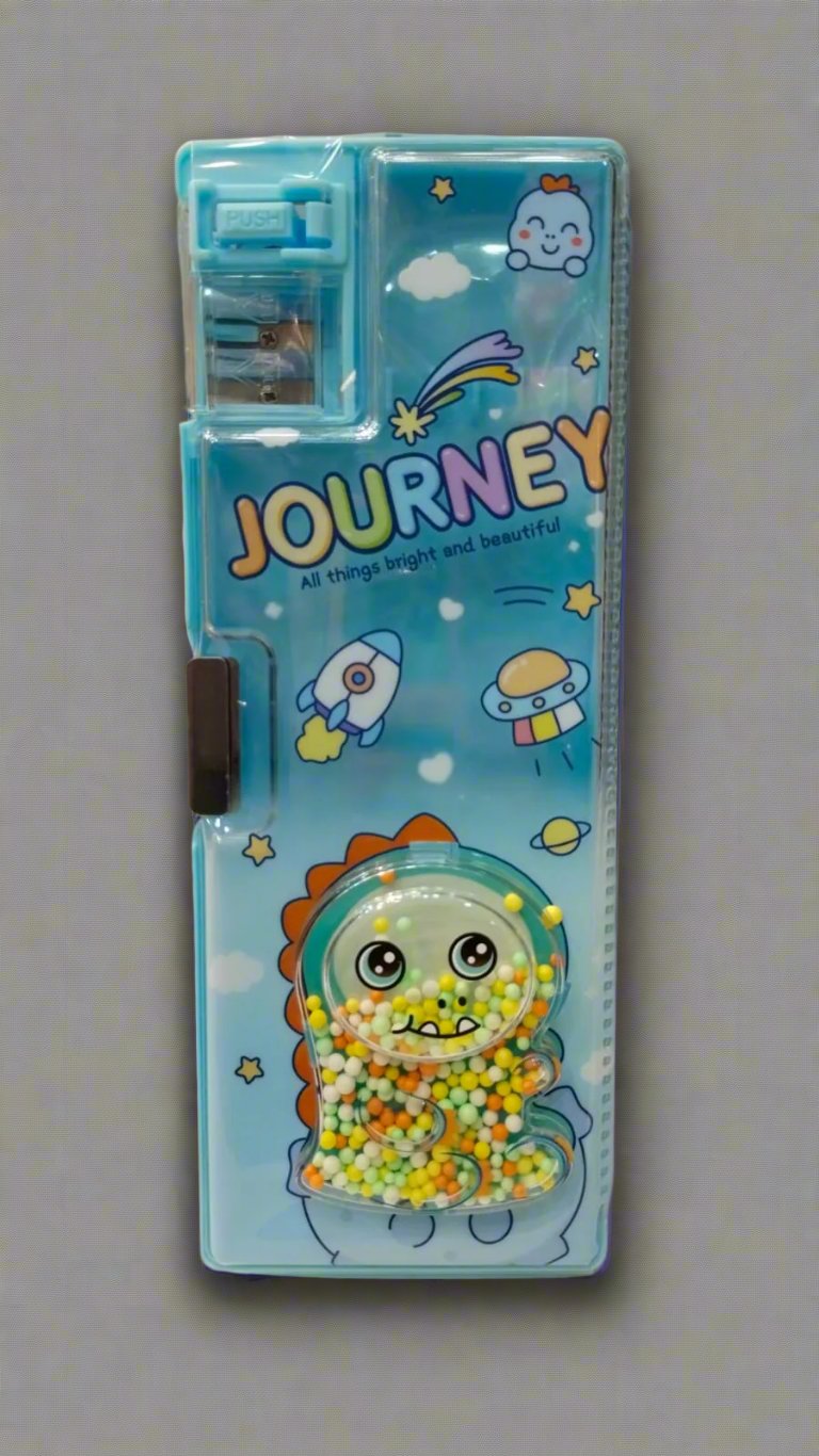 Plastic Magnetic Pencil Box With Sharpener, Multi Themed Luxury Pencil ...